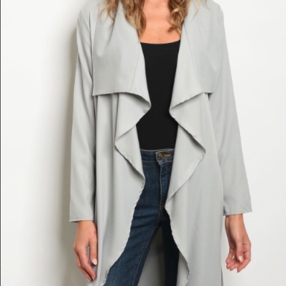 Jackets & Coats | Light Gray Duster | Poshmark